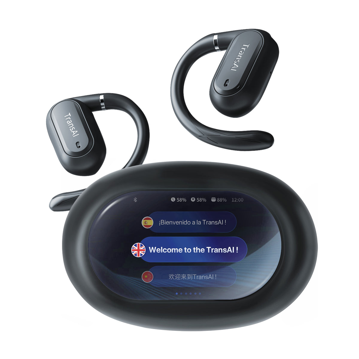 TransAI GO1 Real-time Open-Ear Translator Earbuds Free Shipping