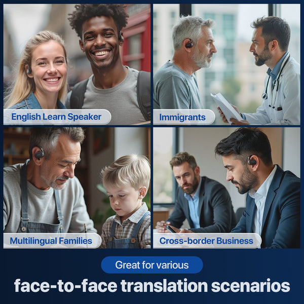 TransAI GO1 Real-time Phone Call Translator Earbuds